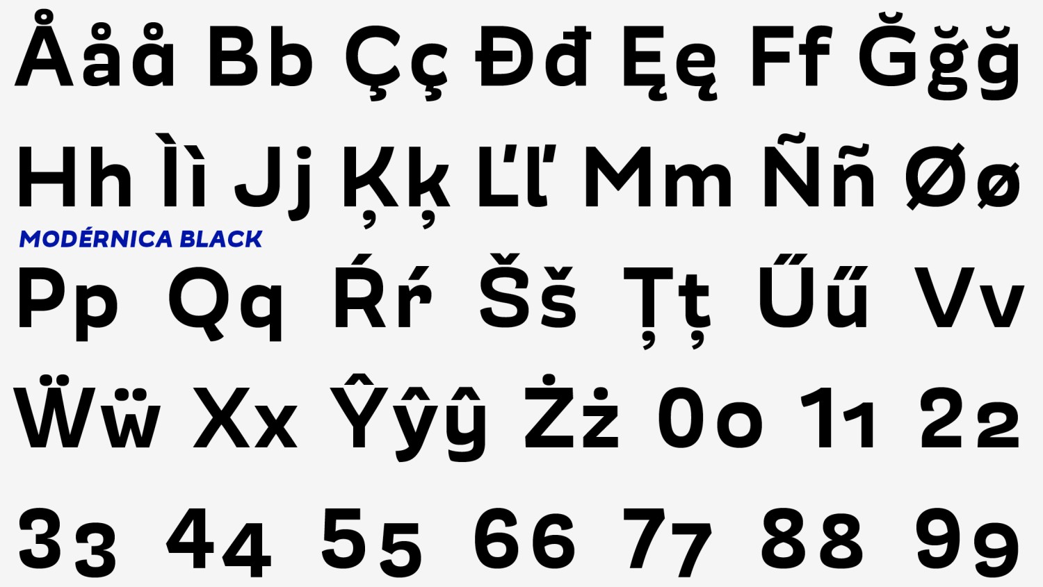 Modérnica | Quintana-Font foundry & typographic design studio